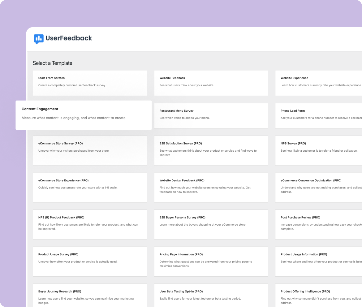 UserFeedback - Real Feedback From Your Website in Minutes