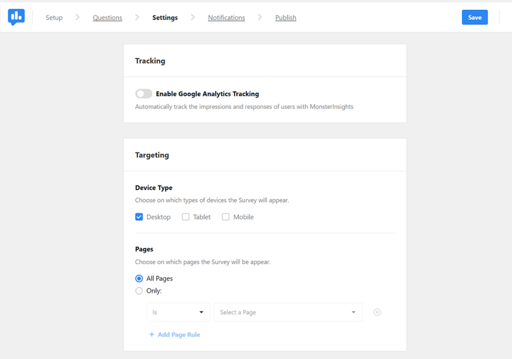 How to Create a Survey - UserFeedback